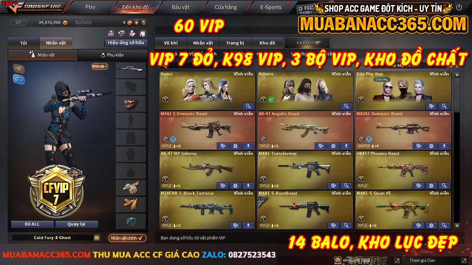 Tài khoản Đột Kích VIP